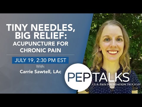 Tiny needles, big relief: Acupuncture for chronic pain