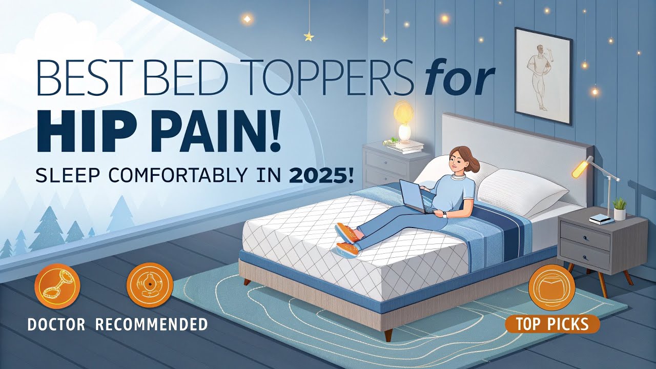 🛏️ Top 5 Best Bed Toppers for Hip Pain Review in 2025: Ultimate Comfort & Pressure Relief!