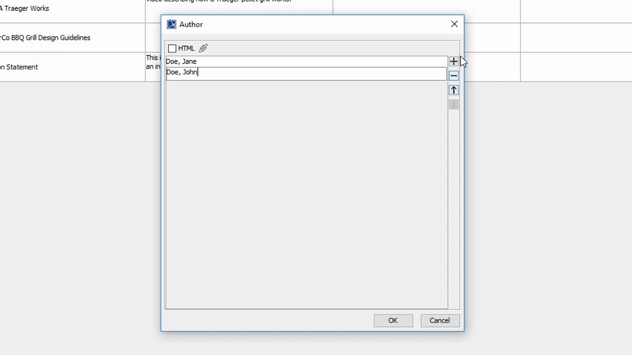 MagicDraw User Interface: SelfScoping Tables