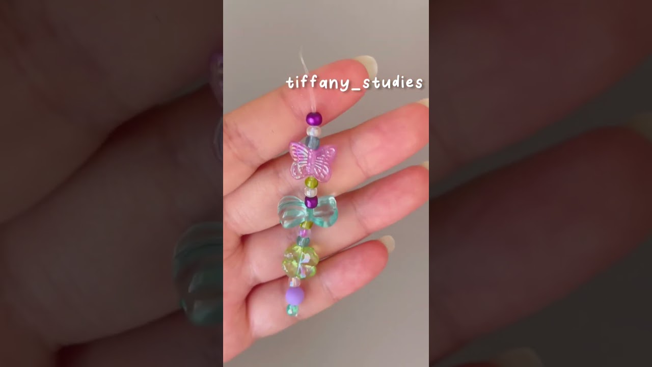 Let’s make a beaded keychain! (TiffanysDoodlesShop on Etsy) #beadedkeychain