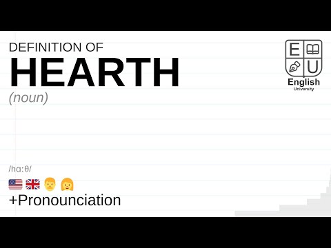 HEARTH meaning, definition & pronunciation | What is HEARTH? | How to say HEARTH