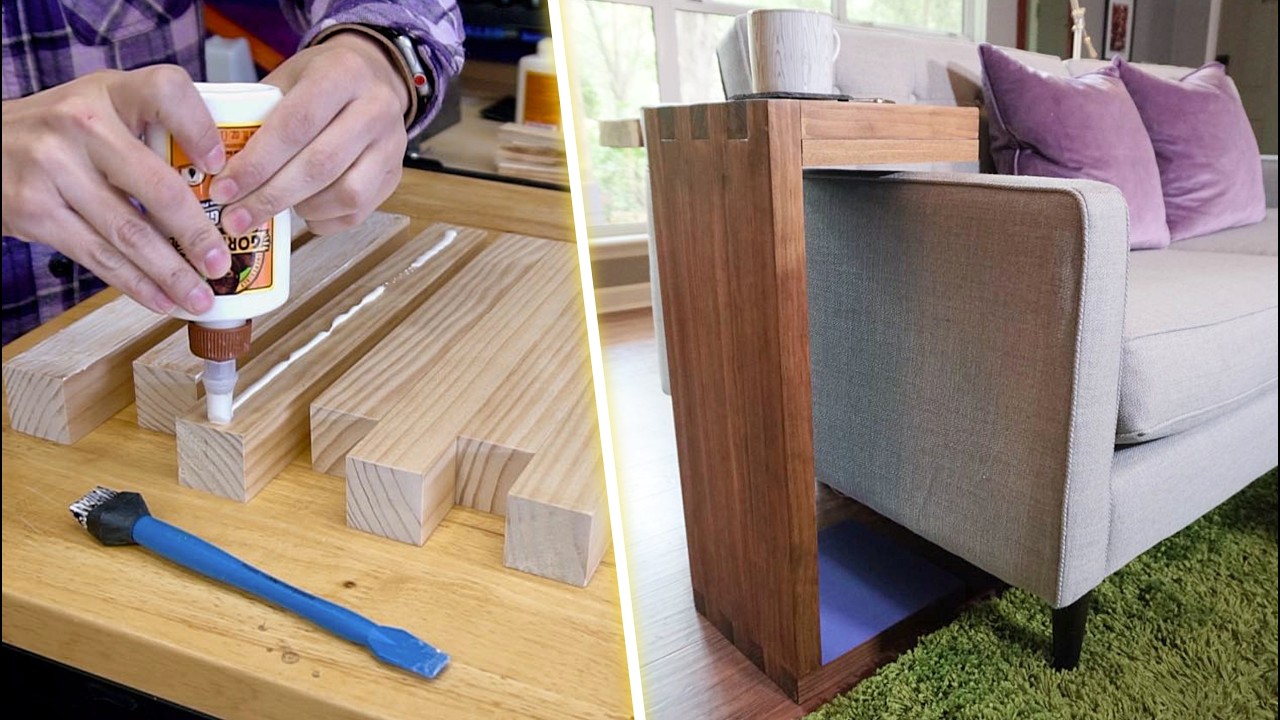 DIY Sofa Side C-Table