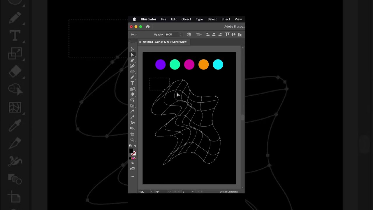 Creating Mesh Gradients In Adobe Illustrator