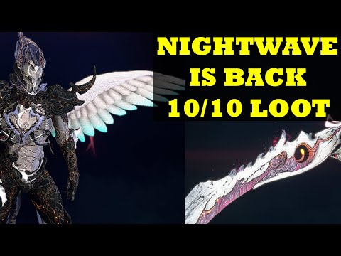 WARFRAME NIGHTWAVE IS BACK | GET EROS WINGS AMAZING COSMETICS NITAIN