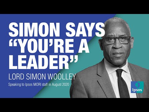Lord Simon Woolley to Ipsos MORI: "You're a Leader"