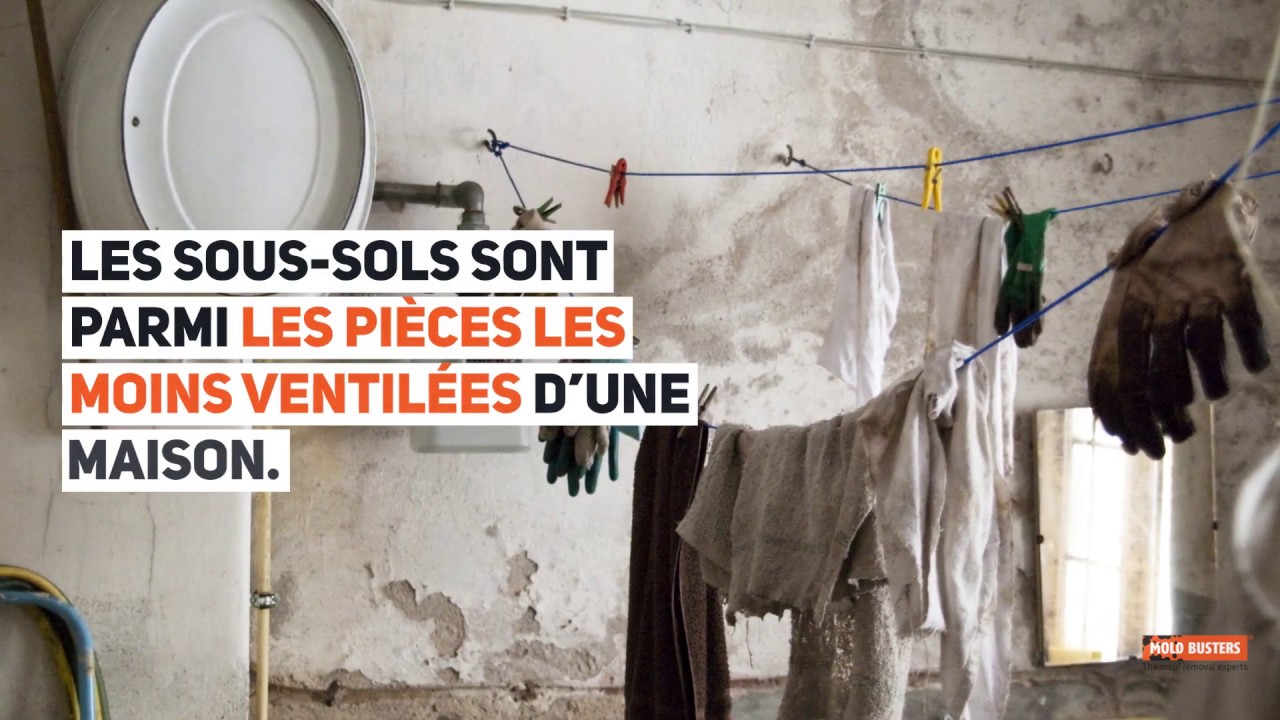 Installation de système de ventilation en sous-sol