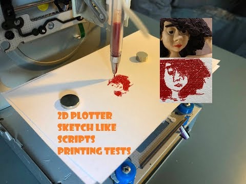 Testing the python script for the 2D plotter