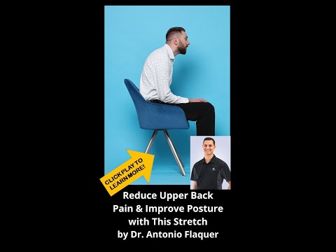 Best Stretch for Upper Back Pain by Dr. Antonio