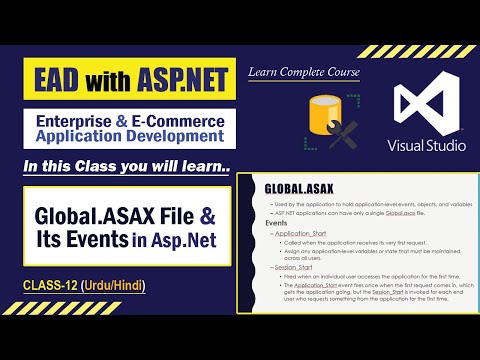 Global ASAX File in asp.net | GLOBAL.ASAX in .Net practical | Urdu/Hindi | Class 12 | Learn#dotnet