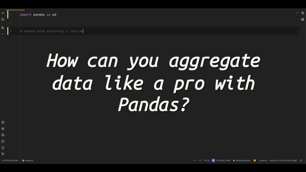 How can you aggregate data like a pro with Pandas? Mastering Data Aggregation in Python Pandas