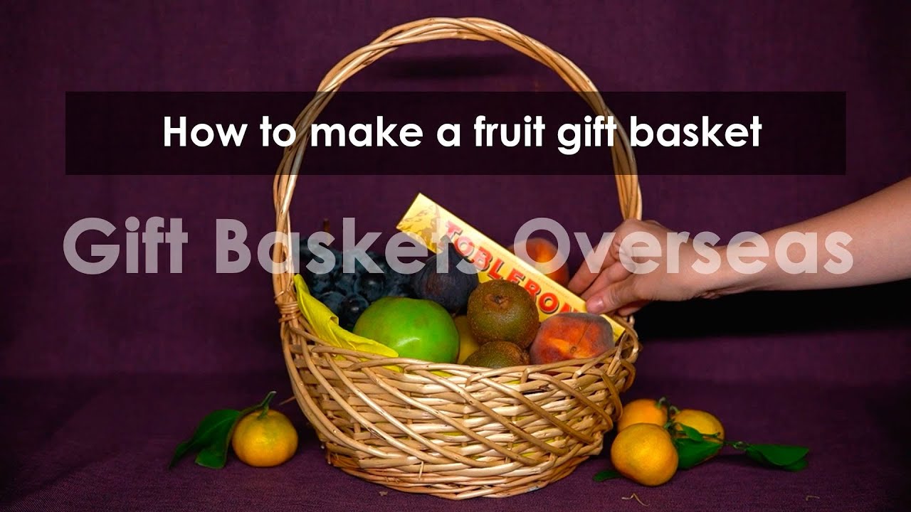 How to make a fruit gift basket that is perfect for any occasion!