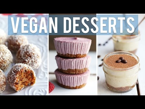 3 EASY VEGAN DESSERTS | Collab w/HealthNut Nutrition