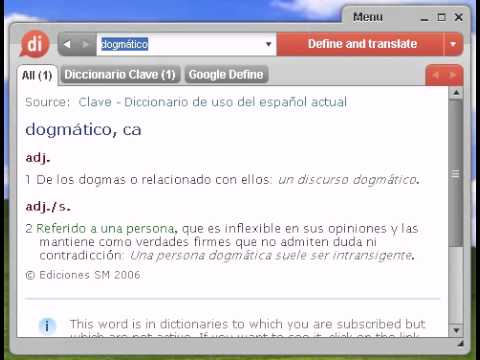 Definición de dogmático