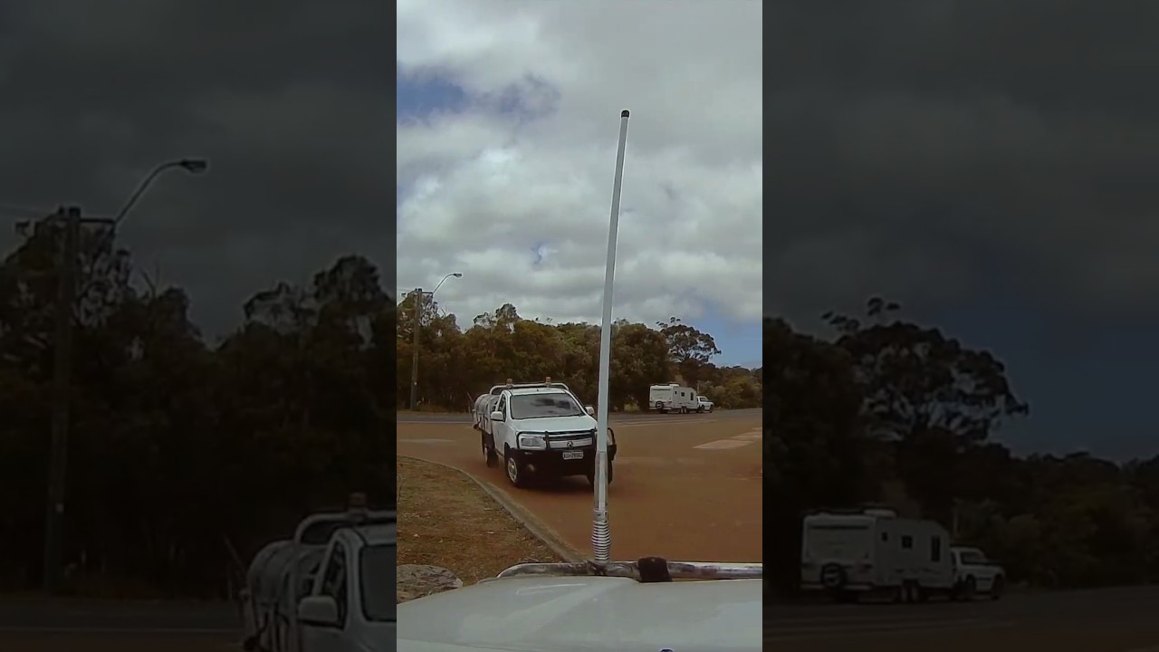 He must really hate caravans