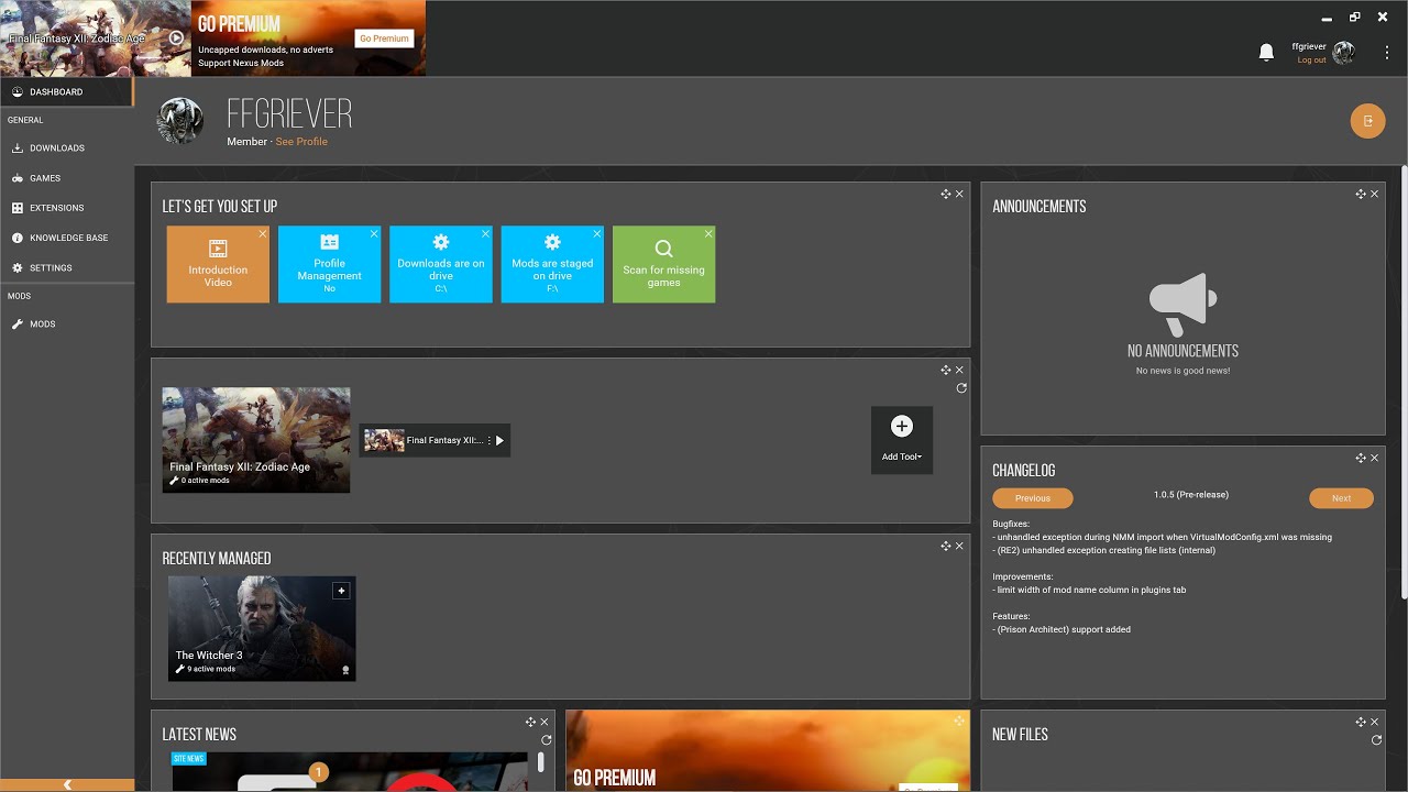 Final Fantasy XII The Zodiac Age modding - Testing Vortex Support