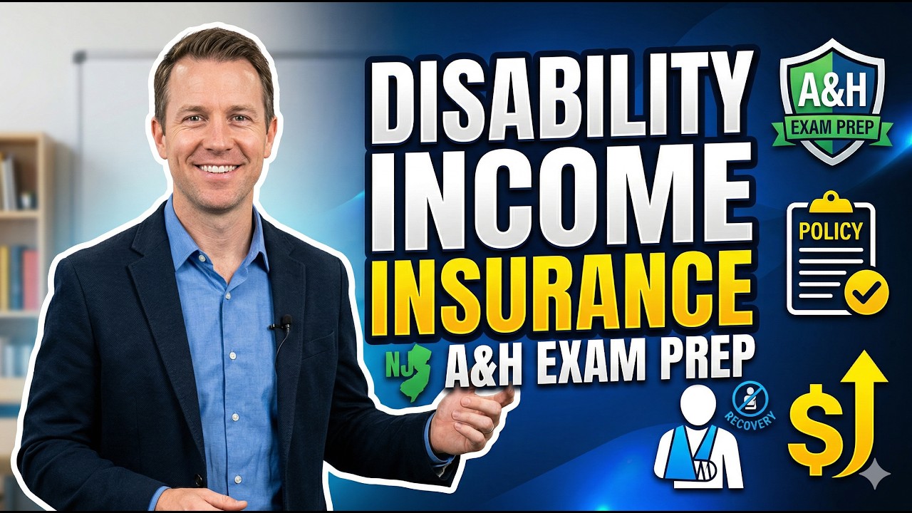 Disability Income Insurance Explained | NJ Accident & Health Exam Prep