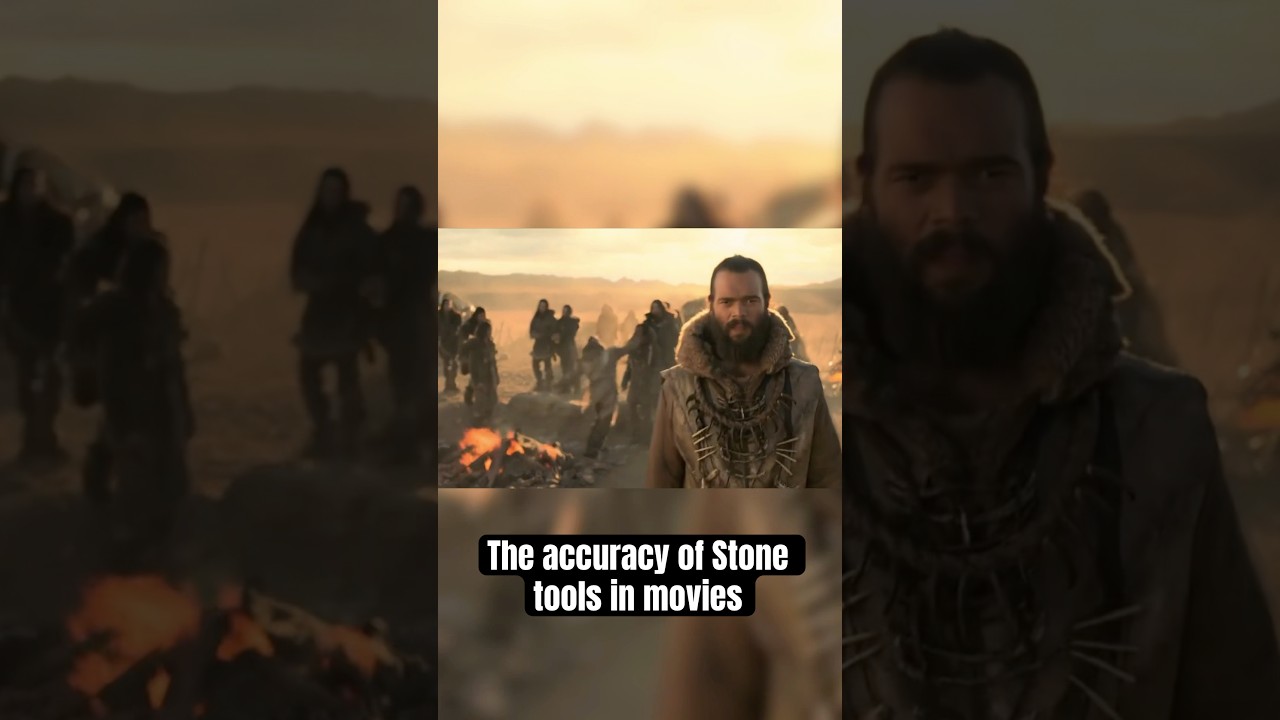 The accuracy of stone tools in movies #Anthropology #Archaeology #Alpha #prey