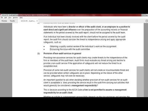 SELF REVIEW THREAT
