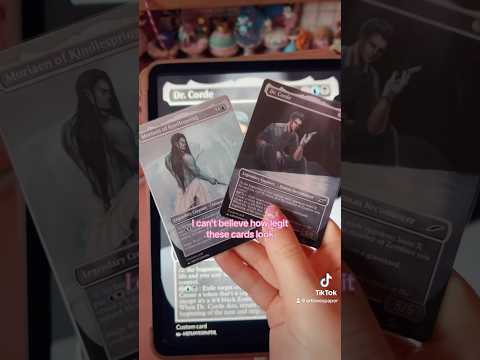 Making custom #dnd5e #mtg cards #dndcharacterart #digitalart #dndcharacter #dnd #magicthegathering