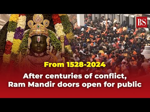 From 1528-2024: After centuries of conflict, Ram Mandir doors open for public
