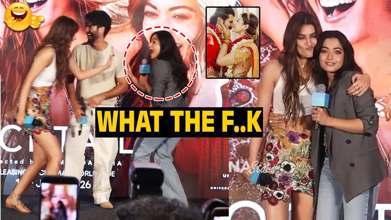 Rashmika Mandanna Tongue Slip | Kriti Sanon Reaction 😂  | Vijay Devarakonda | Taaja Filmy