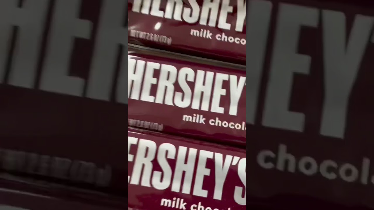 ASMR Satisfying Hershey Chocolate #shorts #asmr #satisfying #chocolate
