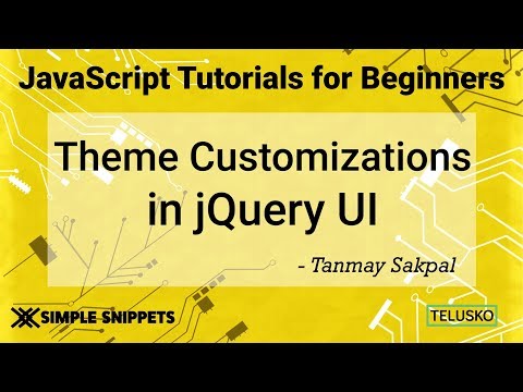 Learn Theming Theme Roller Customizations in JQuery UI - Mind Luster