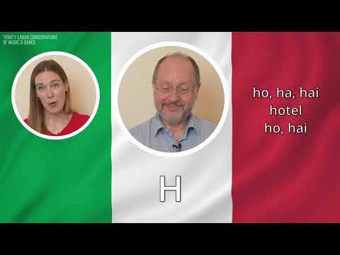 Trinity Laban - Italian Diction & Pronounciation In Singing