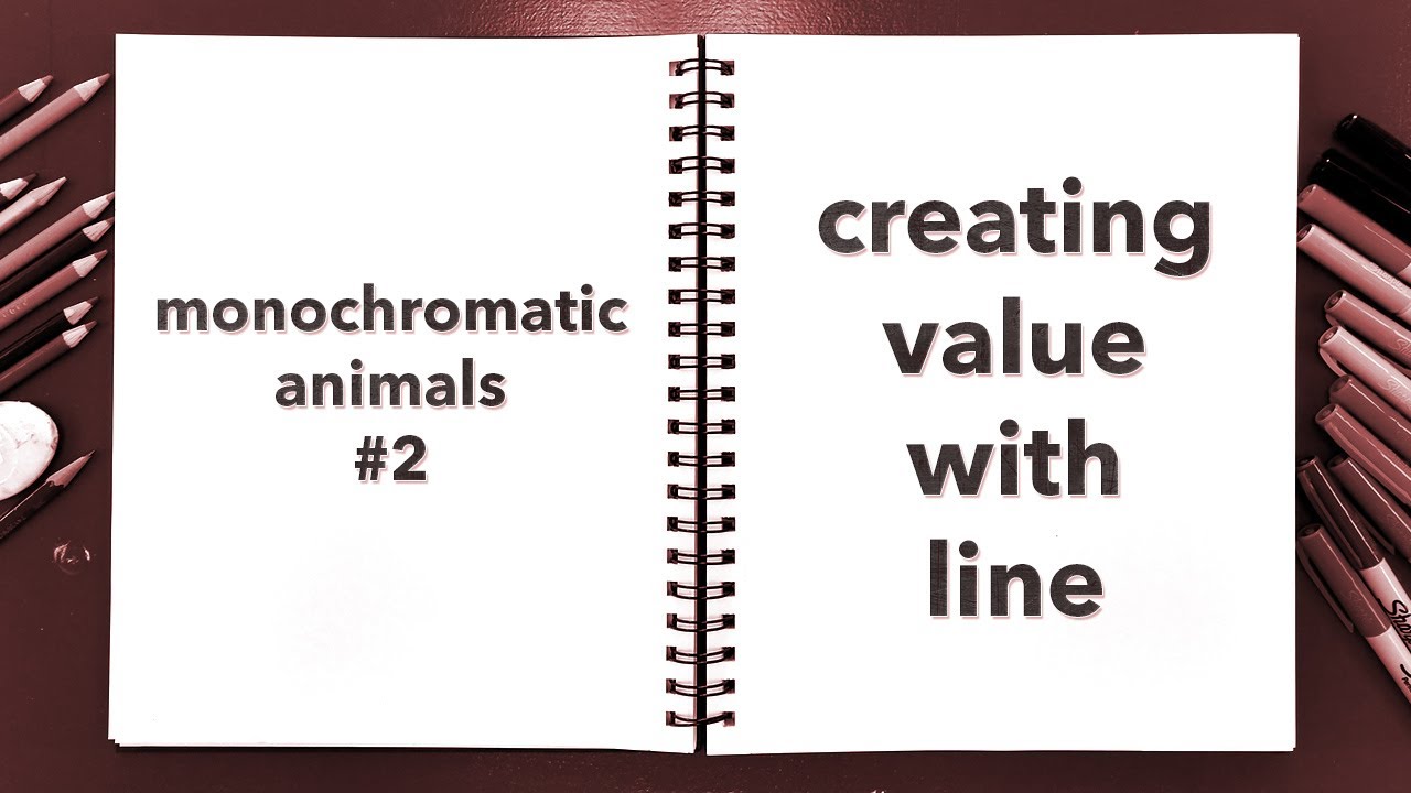 Monochromatic Animals #2: Creating Value Scales Using Line