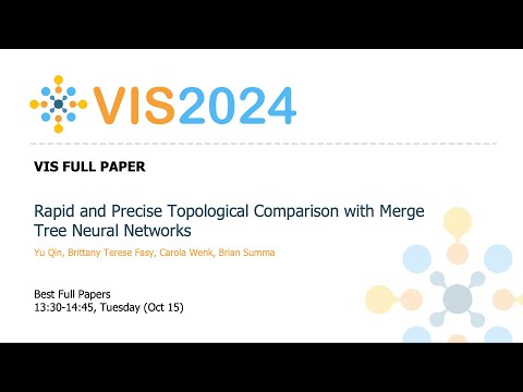 Rapid and Precise Topological Comparison with Merge Tree Neural Networks - Fast Forward | VIS 2024