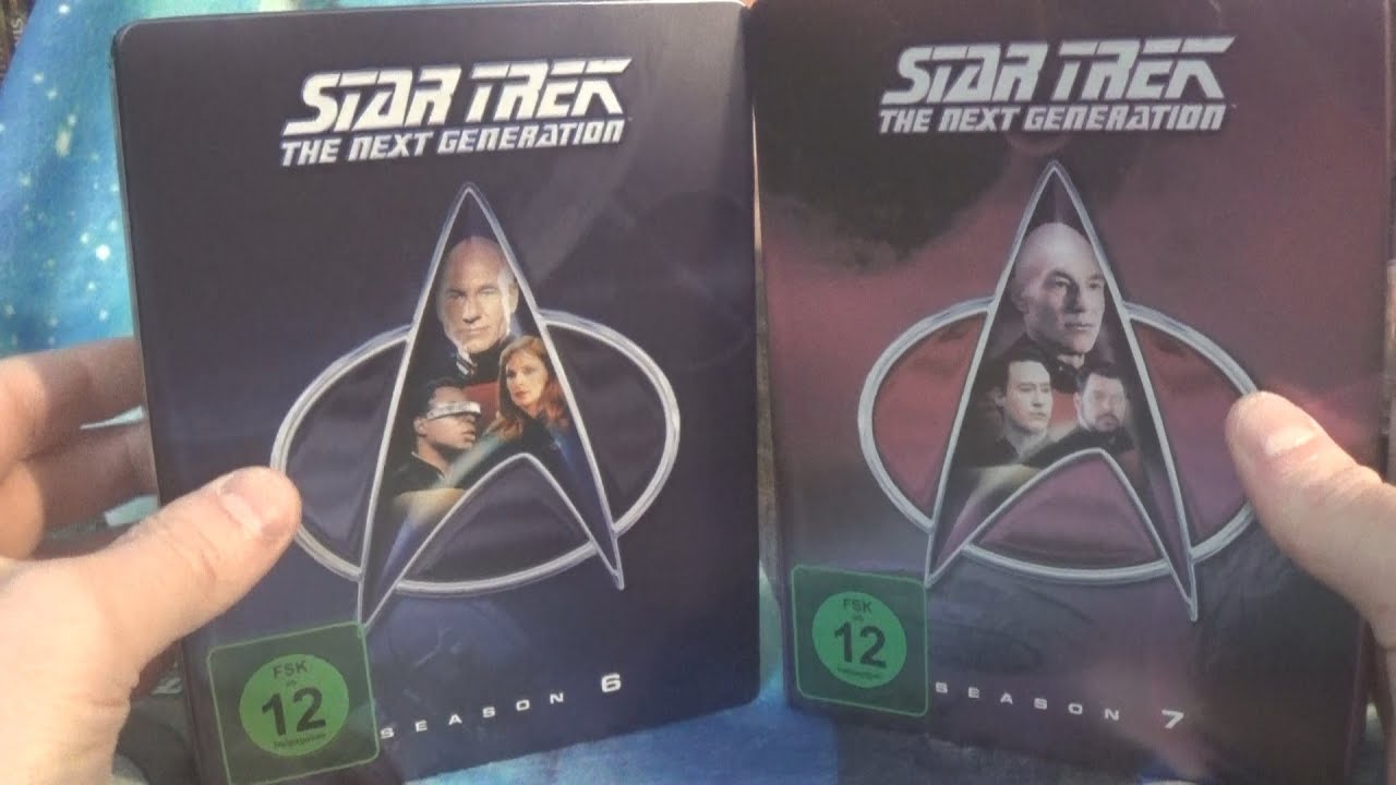 Star Trek TNG German exclusive steelbook Blu-rays