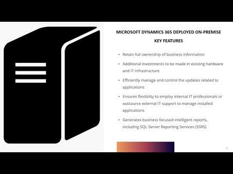 Microsoft Dynamics 365 Cloud vs On- Premise