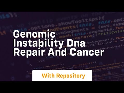 genomic instability dna repair and cancer