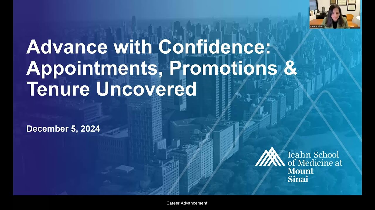 Advance with Confidence: Appointments, Promotions & Tenure Uncovered