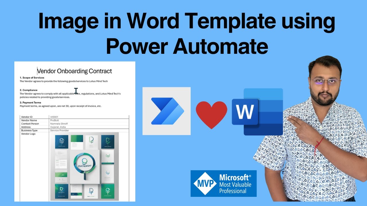 Auto-Fill Word Templates with Images via Power Automate