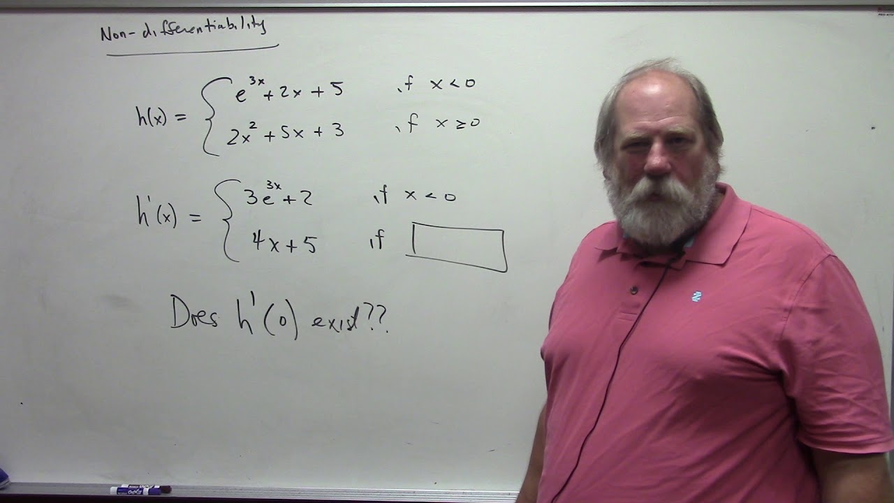 Math 131: Non differentiability