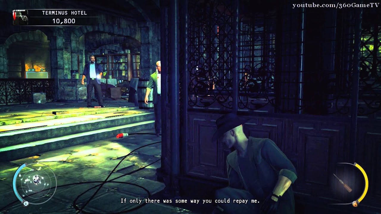 Hitman Absolution - Mission 3: Terminus - Hard Difficulty Walkthrough - Absolution Achievement