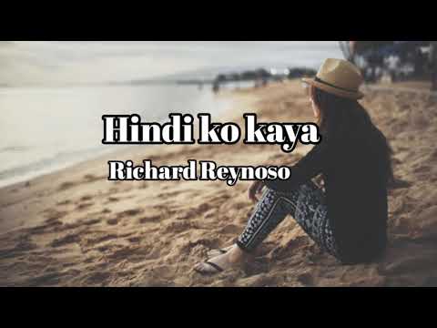 Hindi ko kaya by Richard Reynoso lyrics
