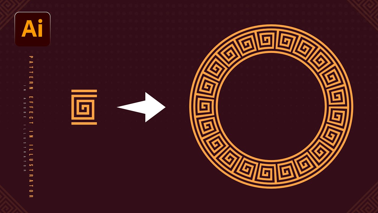 Pattern Brush in Illustrator | Repeat A Shape Along A Path | Pattern Brush |  Adobe Illustrator
