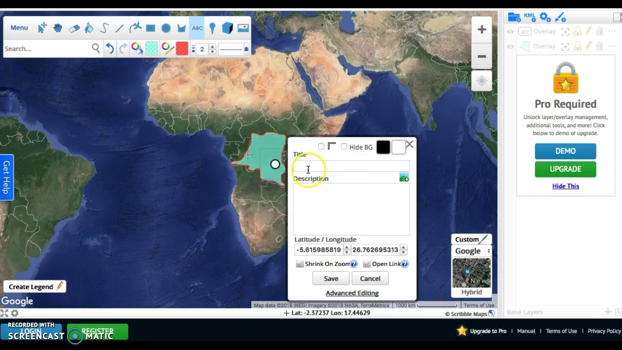 How to use and submit Scribblemaps