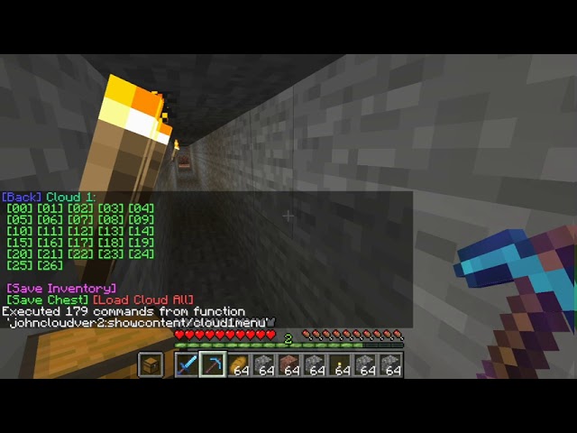 Cloud Storage Minecraft Data Pack