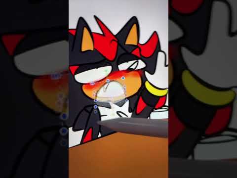 ✨ drunk Shadow ✨ #shadowthehedgehog #rougethebat #sonic #sonicfandom #sonicart