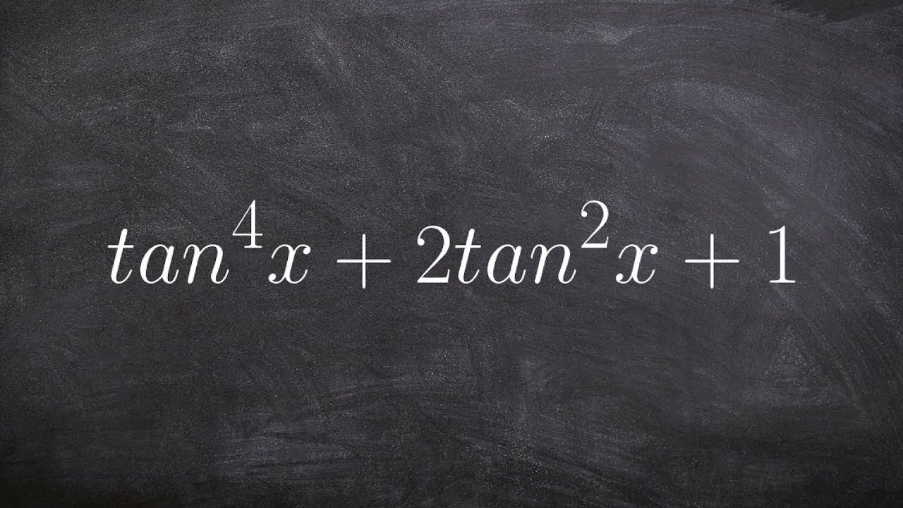 Simplifying a trigonometric expression by factoring the trinomial