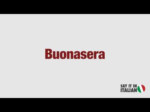Buonasera