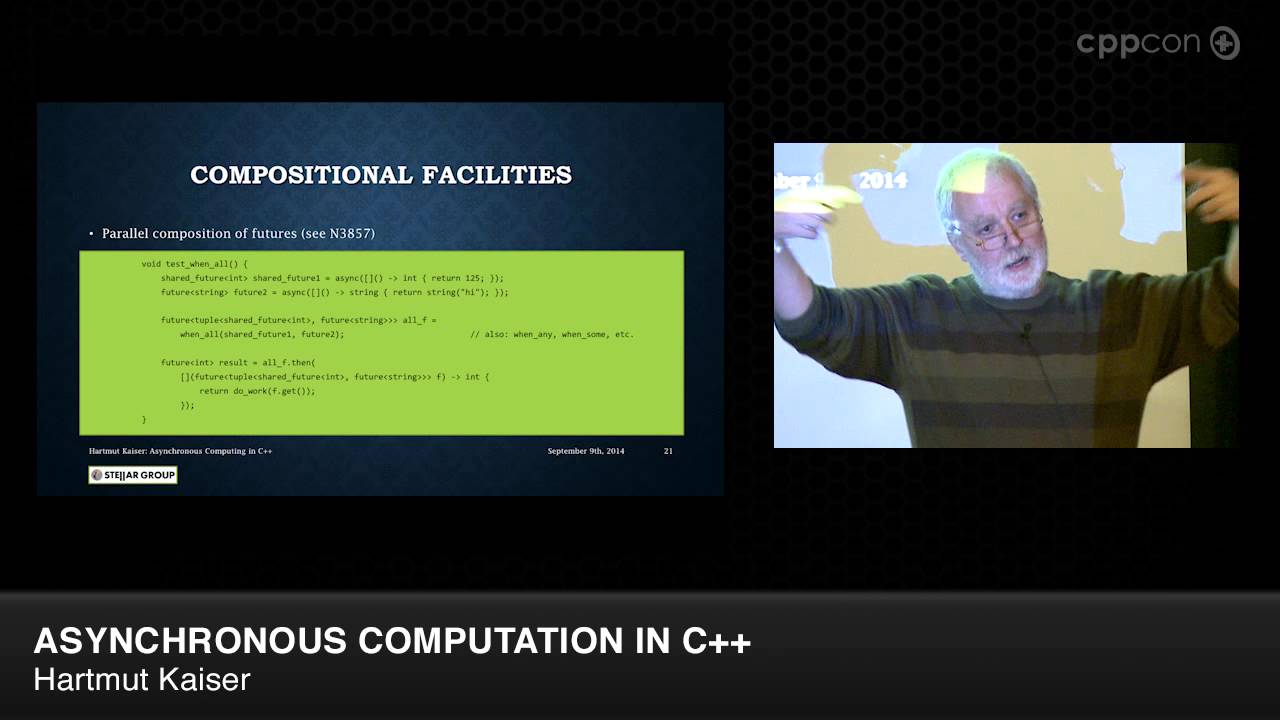 CppCon 2014: Hartmut Kaiser 