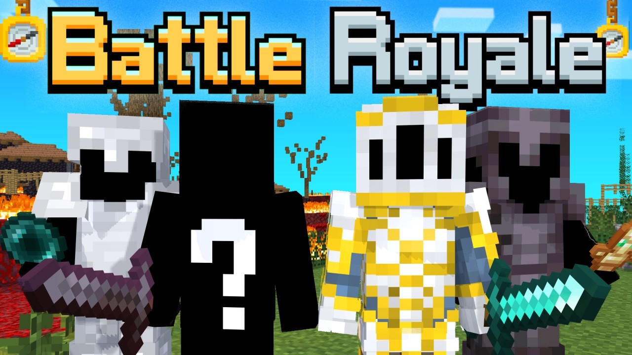 Playing Minecraft Bedrock's ONLY Battle Royal Server!!