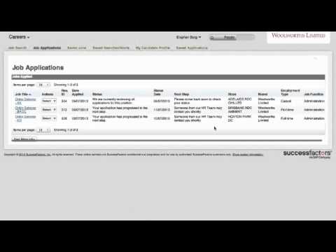 Successfactors Login Woolworths