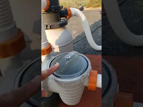 Sand filter bubble on Costco Bestway Pool