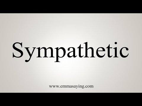 How To Say Sympathetic