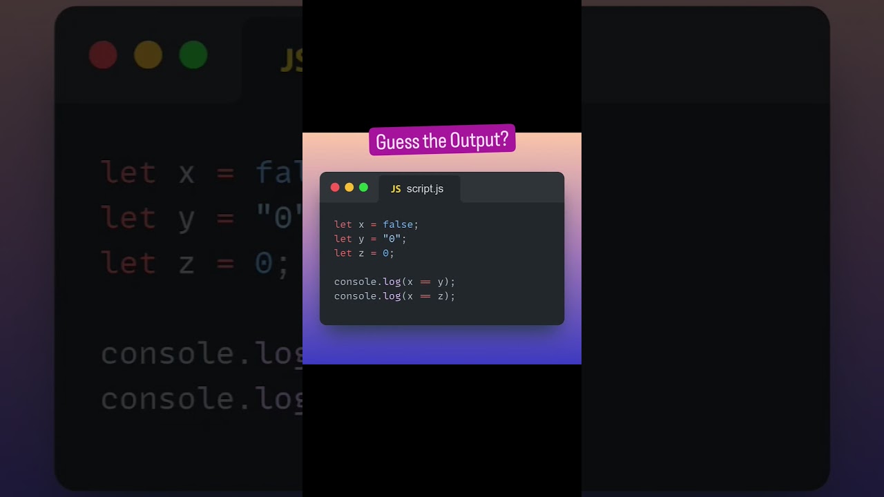 Guess the output?..#programming #javascript #html #html5 #css #coding #webdevelopment #developer.